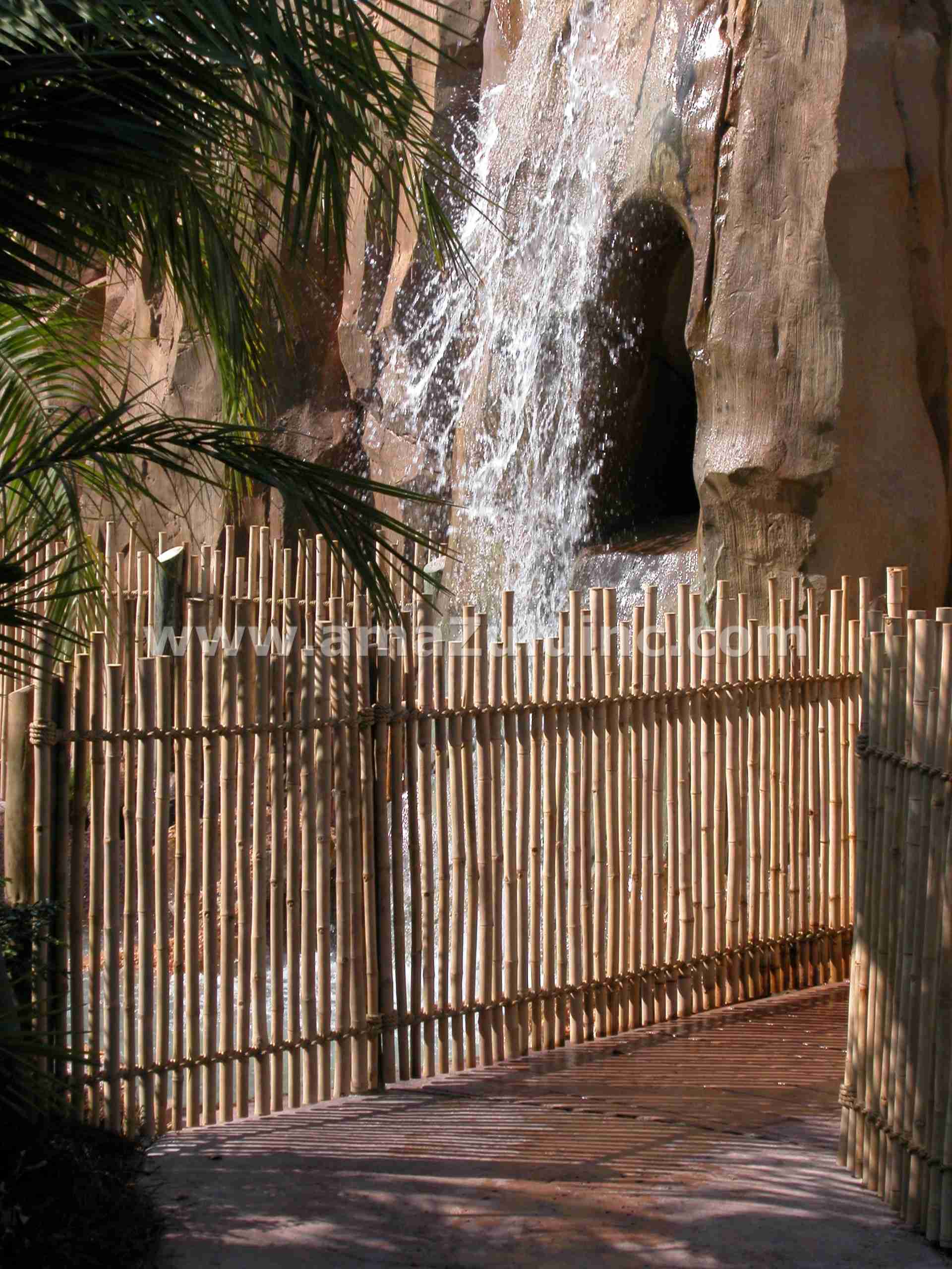 Rustic Bamboo Fencing from amaZulu, Inc.